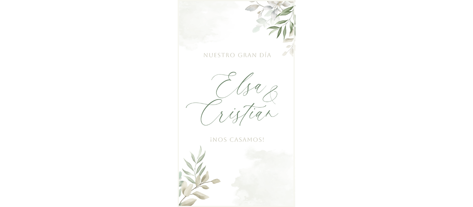 Elsa y Cristian | Nuestra Boda - Save the Date