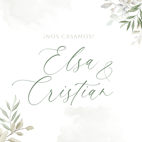 Elsa y Cristian | Nuestra Boda - Save the Date