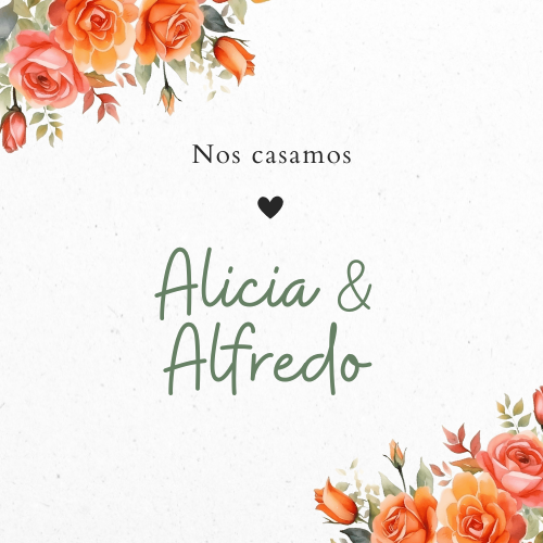 Alicia y Alfredo | Nuestra Boda - Save the Date