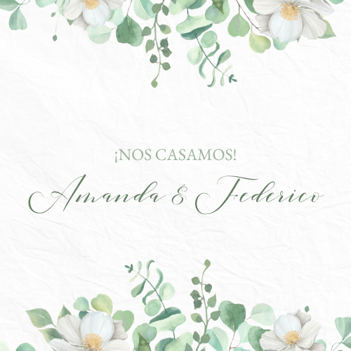 Amanda y Federico | Nuestra Boda - Save the Date